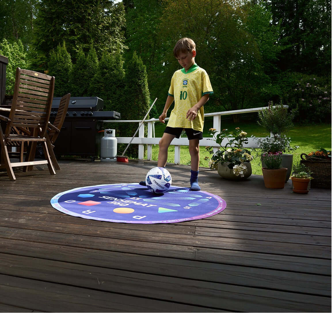 SenseMat 360 | Pro-Level Soccer Training Mat for Footwork – Senseball.com